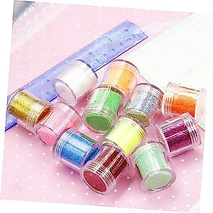 Mica Pigment 36 Pcs/Set Mica Pigment Glitter Powder Mica Powder Craft Supplies Material Glitter Sequins Craft Supplies Glitter Sequins