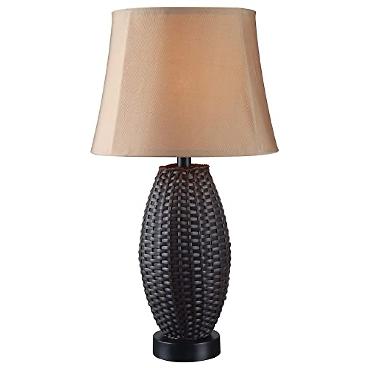 Kenroy Home 32203BRZ Sunset Outdoor Table Lamp with Bronze Finish, Casual Style, 29.25" Height, 16" Width, 16" Depth