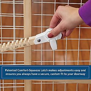 MidWest Homes for Pets Wire Mesh Pet Safety Gate, 32 Inches Tall & Expands 29-50 Inches Wide