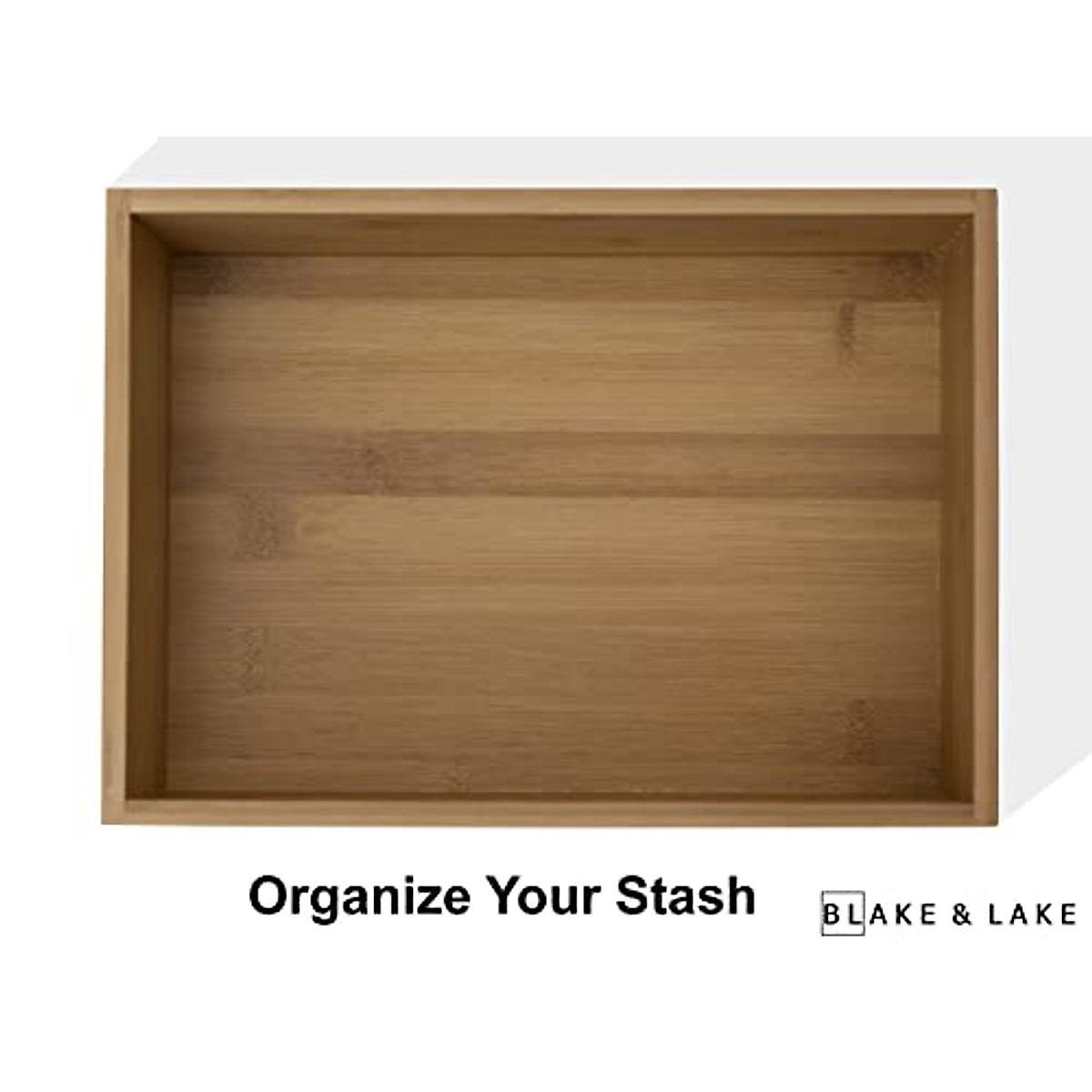 Blake & Lake Wooden Storage box with Lid - Large Wood Keepsake boxes - Gift Box with lids Store Photos Keepsakes Jewelry Colectibles Treasures - Dovetail Design (Natural)