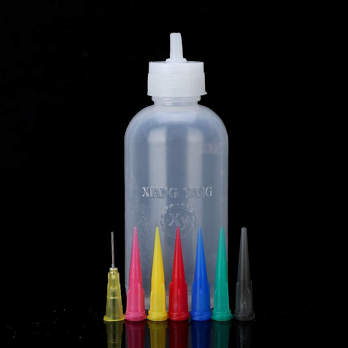 Zaldita Plastic Condiment Jam Painting Squeeze Bottles with Nozzles DIY Craft Cake Decorating Baking Tools for Frosting Syrup Honey Ketchup Mustard Sauce Clear 5Pcs/Set