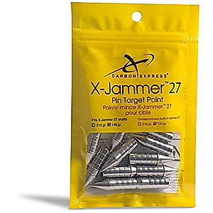 Carbon Express X-Jammer-27 Pro Pin Point, 140 Grain Weight, 12-Pack