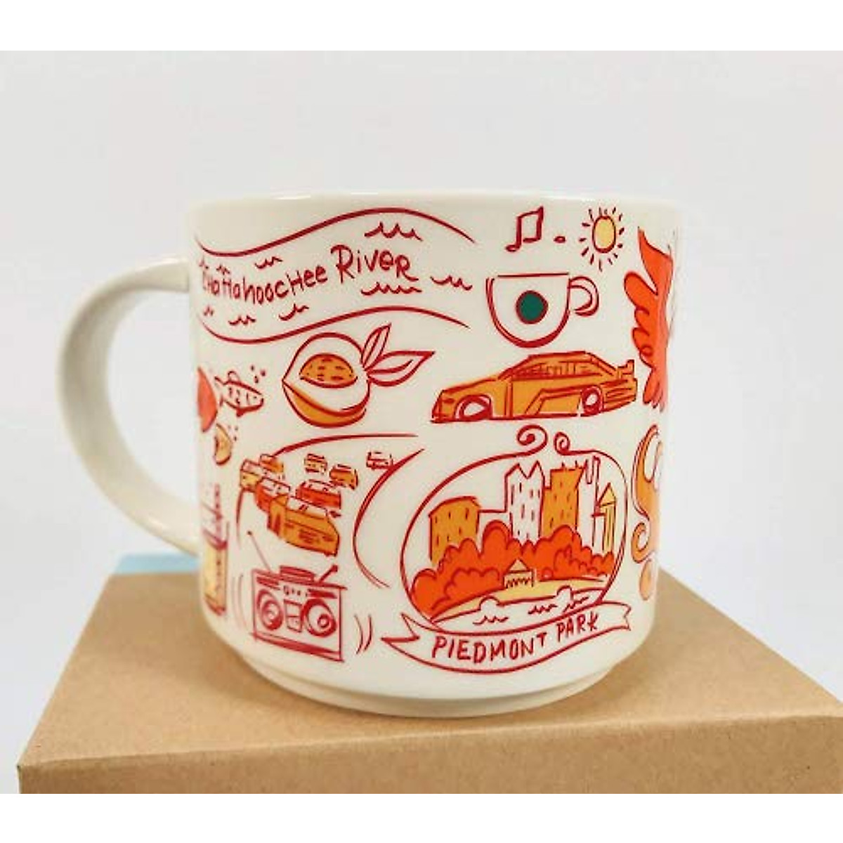 Starbucks Atlanta Coffee Mug Been There Series Across The Globe Collection