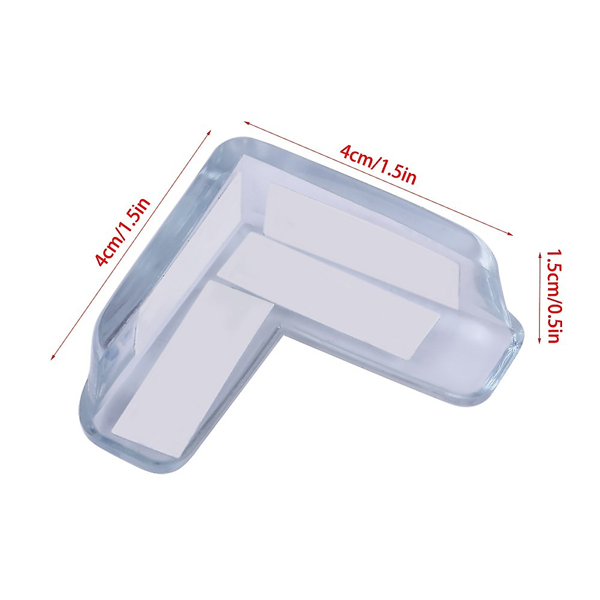 15Pcs Corner Protectors Guards Baby Proof Corner Covers Safety Transparent Protector Pad Furniture Table Corner