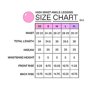 Yogalicious Lux High Waist Elastic Free Side Pocket Ankle Legging - Black - Medium