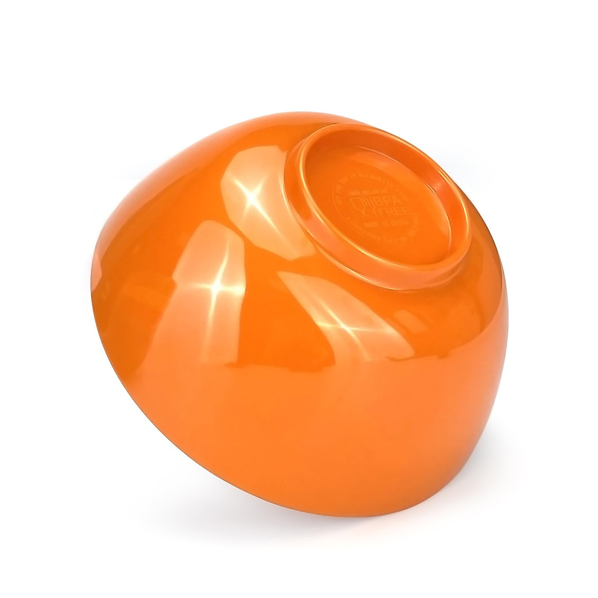 Set of 6 100% Melamine 28oz Salad Bowls Set,6 inch Round Melamine Soup Cereal Bowls,Melamine Dinnerware sets for Home Dinner Party or Picnic,Break-resistant and BPA Free,Multicolor