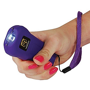 Trigger 18,000,000 Purple Stun Gun Flashlight with Disable Pin