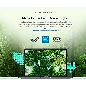 ASUS Zenbook 14.5" 2.8K(2880 x 1800) 120Hz OLED Laptop | EVO 12-Core i5-13500H | 100% DCI-P3 Pantone | WiFi 6E | 2X Thunderbolt 4 | Widnows 11 Home | w/HDMI (8GB LPDDR5 RAM | 1TB PCIe SSD)