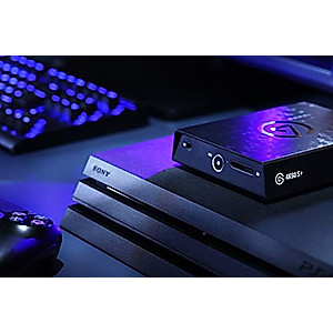 Elgato 4K60 S+, External Capture Card, Record in 4K60 HDR10 with ultra-low latency to PC or SD Card on PS5/PS4, Xbox Series X/S, Xbox One X/S, in OBS and other broadcasting software, for Windows