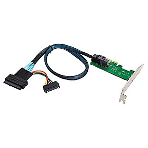 xiwai PCI-E 3.0 4.0 to SFF-8643 Card Adapter and U.2 U2 SFF-8639 NVME PCIe SSD Cable for Mainboard SSD