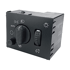 Headlight Switch Headlamp Dimmer Switch Compatible with Chevy Silverado Suburban Tahoe Avalanche GMC Sierra Yukon Cadillac Escalade | Replace# 19381535, 15176678, 15194803