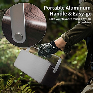 EMPERSTAR Portable Bluetooth Speaker, 20w Wireless Speaker Bluetooth 5.0, Portable Speaker with Hifi Stereo Sound, 12H Playtime, USB, TF, Aux in, Great for Outdoor Home Party