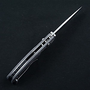 Y-START JIN02 Axis Outdoor Pocket Knife D2 Steel Blade Satin G10 Handle (Gray)