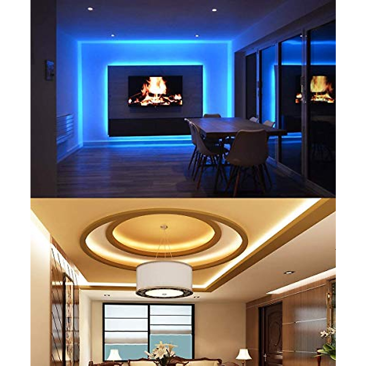MINGER RGB LED Strip Lights 16.4ft - Home & Room Decor