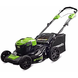 Greenworks 40V 21 inch Self-Propelled Cordless Lawn Mower, Battery Not Included MO40L02