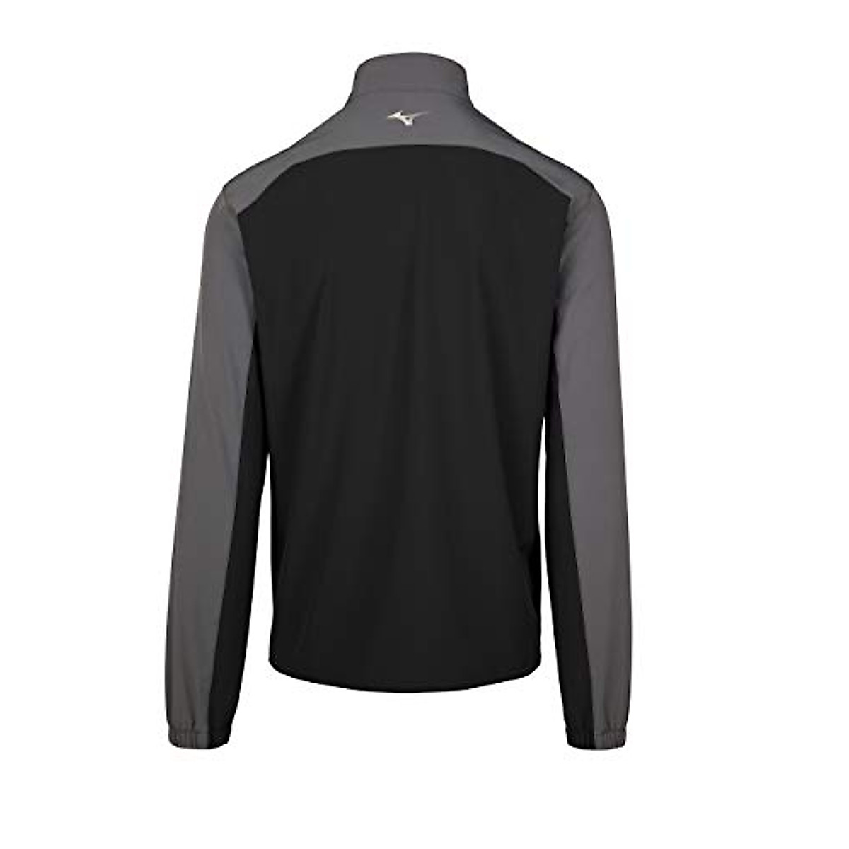 Mizuno Youth Comp Long Sleeve Batting Jacket, Black-Shade, X-Large