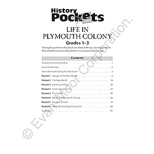 History Pockets: Life in Plymouth Colony, Grades 1-3