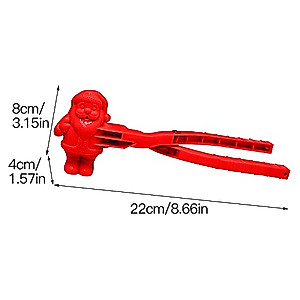 Christmas Ornament Xmas Creative Gift for Family Snowball Clip Children's Winter Outdoor Toys Snow Sticks Snowball Fights and Snow Toys for Xmas Holiday Party Decor Outdoor Lawn Yard Garden