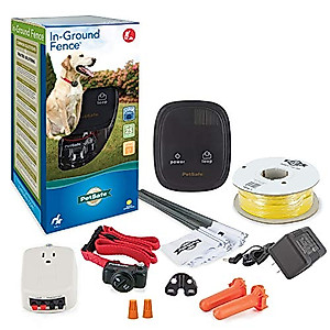 PetSafe In-Ground Pet Fence for Dogs and Cats Over 8 lb - from The Parent Company of Invisible Fence Brand - Includes Lightweight Waterproof Collar with Tone and Static Correction