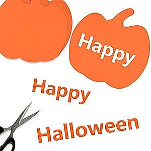 50pcs Foam Halloween Pumpkins Halloween Crafts Kit Foam DIY Pumpkin Decorating Pumpkin Shaped Foam Large Halloween Foam Pumpkin Craft Kit for Halloween Kids DIY Crafts Party Decorations,6inch