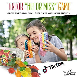 Apexy Jelly Fruit, Tiktok Candy Trend Items, Tik Tok Hit or Miss Challenge, Assorted Fruit Shaped Jelly, Strawberry, Mango, Apple, Pineapple, Grape. 9.87oz.