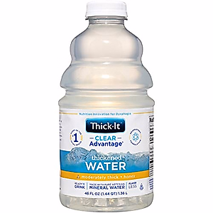 Thick-It AquaCareH2O Beverages Thickened Water - Honey Consistency, 46 oz Bottle