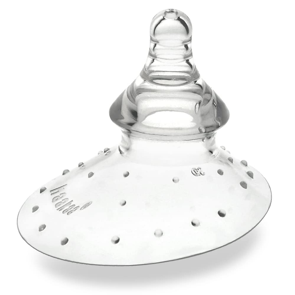 haakaa Nipple Shield Breastfeeding with Carry Case Using for Protects Sore Cracked Nipples Flat Inverted and Latch On Difficulties to Help Mums Continue Breastfeeding,1 pc (Round Shape)