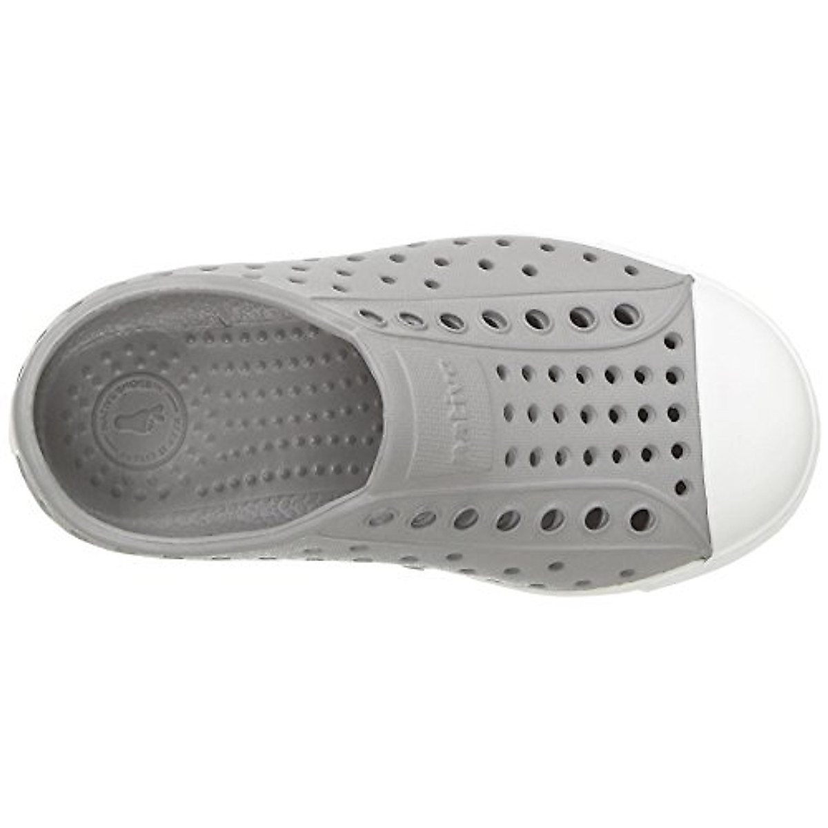 Native Kids unisex-baby Jefferson Water Shoe,pigeon grey/shell white,7 Medium US Toddler