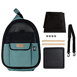 Akinerri Birds Travel Carrier, Small Bird Travel Bag, Transparent Breathable Travel Cage Bird Parrot Carrier, Include Perch and Bottom Tray