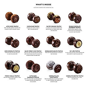 Godiva Chocolatier Dark Chocolate Truffles Assorted Chocolate Gift Box, 24 pc.