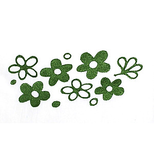 Embroidered Flour Sack Towel - Vintage Pyrex Pattern - Spring Blossom - 26 inch x 26 inch - Kitchen Dish Towel - Handmade by Green Acorn Kitchen