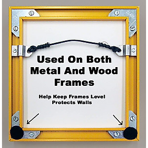 888 Corp Black Self Adhesive Felt Bumpers 1/2" Diameter and 1/8" Thick (48 Pack), Round