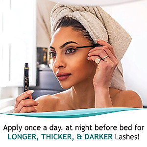 FEG Max Eyelash Serum | For Lash and Brow | Fast Effective Growth Creates Longer & Darker Eyelashes | Natural Eyelash Serum to Grow Lashes | 6 mL