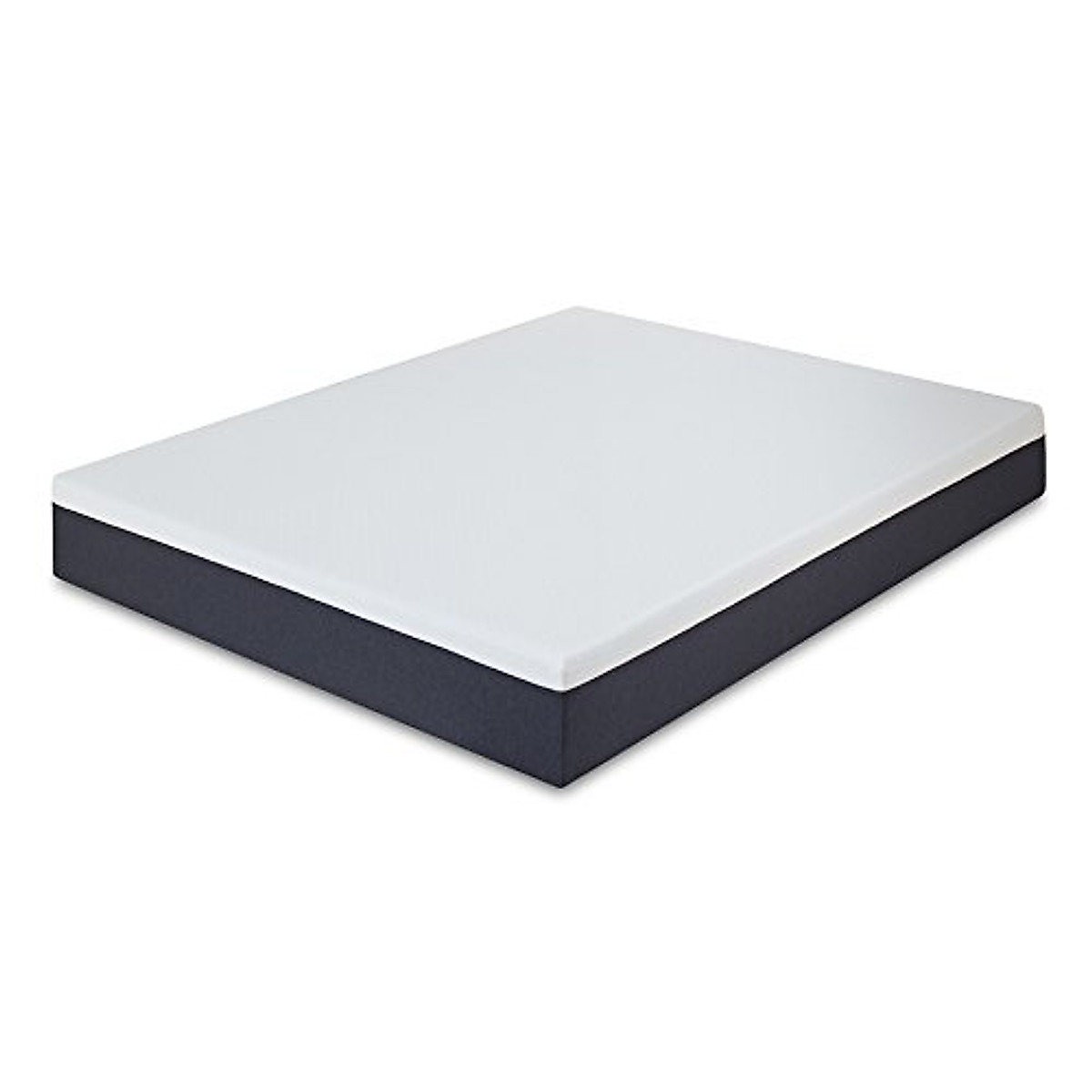 Olee Sleep 10 Inch EOS Multi Layer Gel Infused Memory Foam Mattress, Queen, White