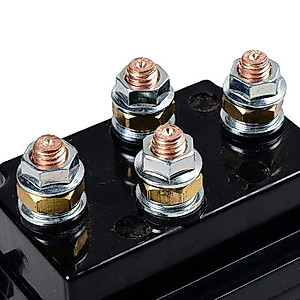 24V 500A Winch Solenoid Relay w/ 2-pk Remote Control for 6000lb to 12000lb Winch