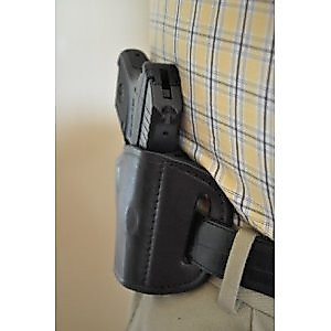 Pro-Tech Outdoors Black Leather Belt Side Holster for Kel-Tec P32 and P-3AT