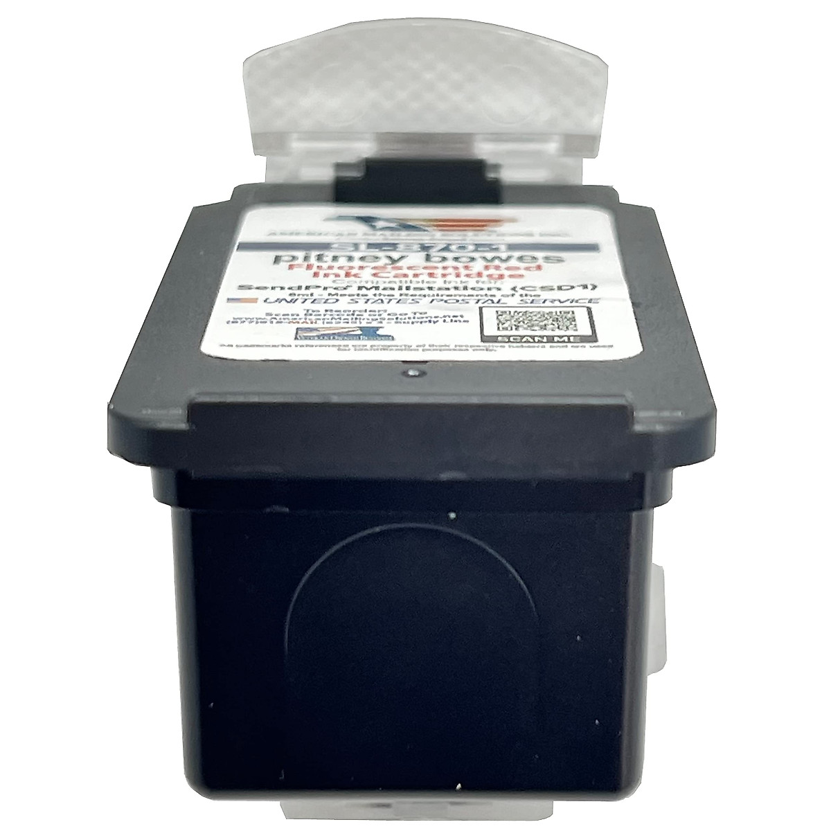 AMERICAN MAILING SOLUTIONS INC. | 1-Pack | PB SL-870-1 Red Ink Cartridge Replacement for The PB SendPro Mailstation Series Postage Meter (CSD1) Machine, 8ml