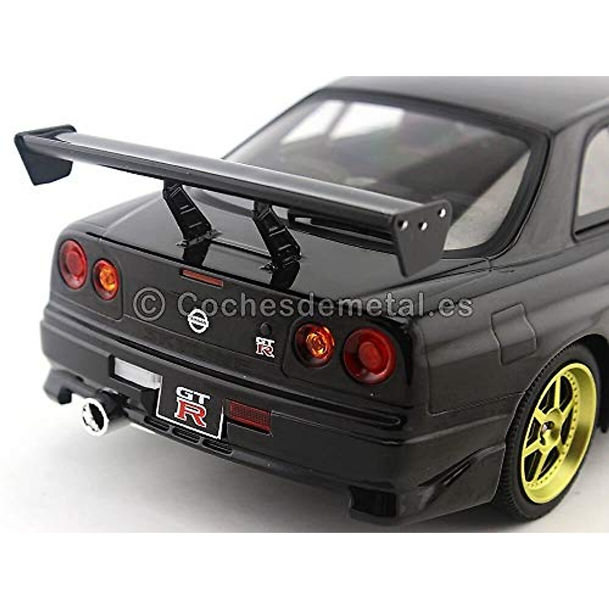 Greenlight 19030 1999 Nissan Skyline GT-R (R34), Black