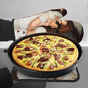 Custom Oven Mitts and Pot Holders Sets with Image Text Personalized Heat Resistance Cooking Gloves & Pot Cover Kitchen Gifts for Men Women Cooking Baking BBQ Grilling