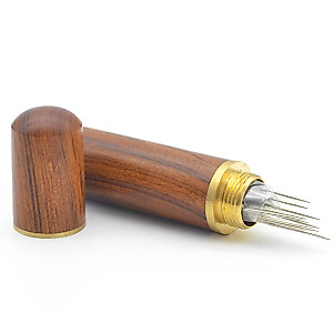 4 Pcs Wooden Sewing Needle Case, Sewing Needle Holder Sewing Needle Storage Box for Sewing Supplies Storage