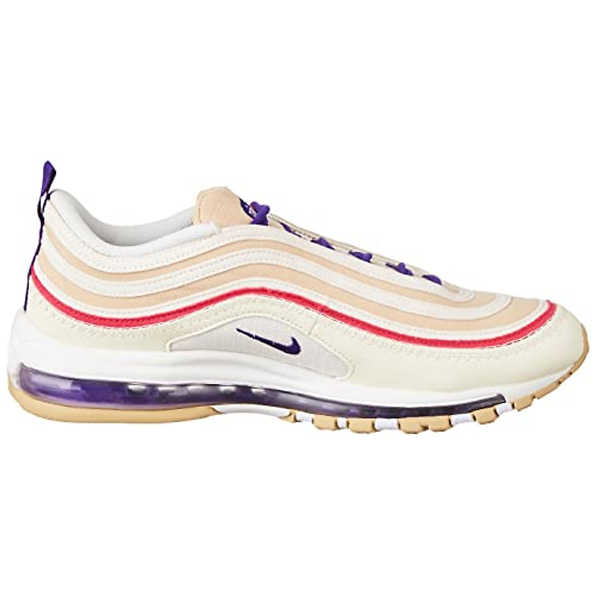 Nike Men's Air Max 97 Running Shoes, Sesame/Coconut Milk-phantom-el, 8.5