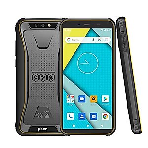 Plum Gator 6 - Rugged Smart Phone Unlocked Water Shock Resistant Military Grade IP68 Certified - Not for use in The USA