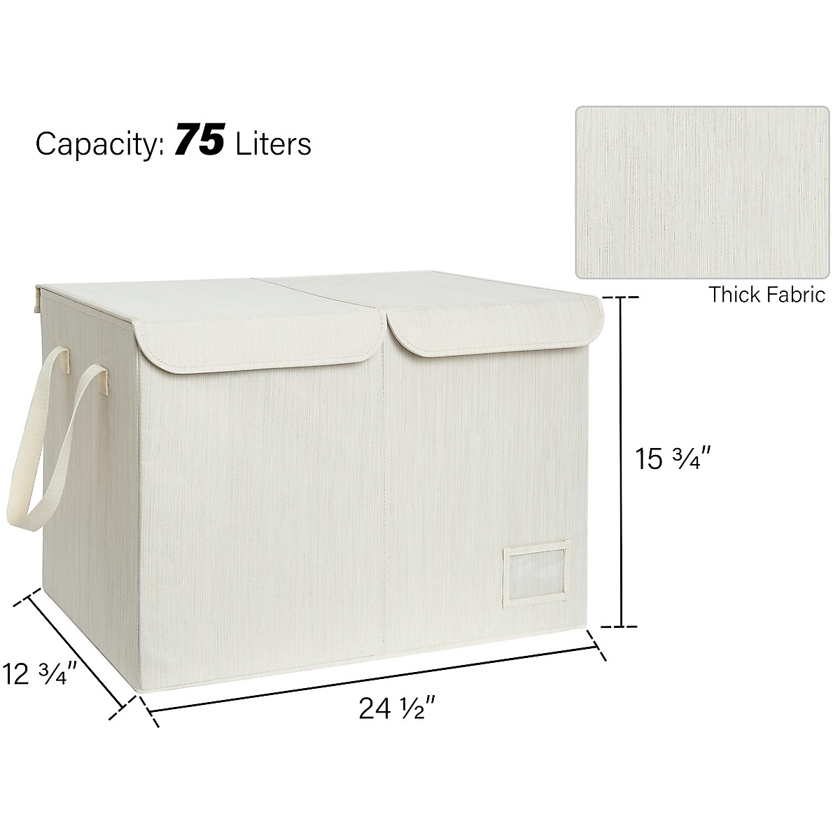 StorageWorks 3-Pack Metal Storage Baskets For Shelves With Frame