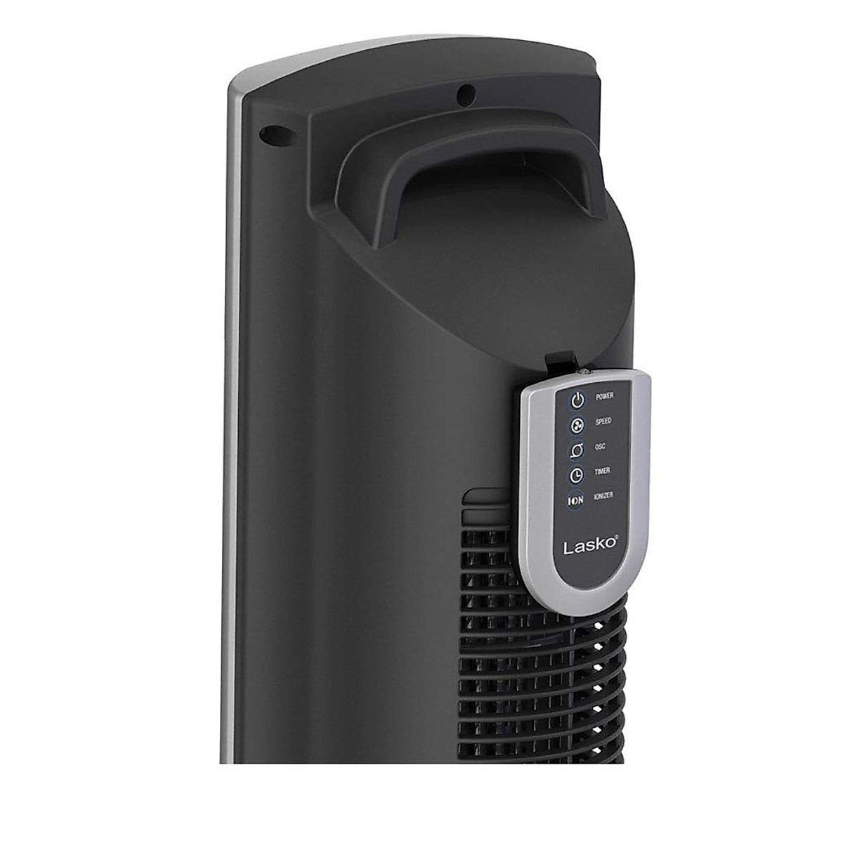 Lasko XtraAir 48-Inch Tower Fan with Remote Control, House-Fan Air Ionizer for Living Room, Bedroom, Office, and More, 2 Pack