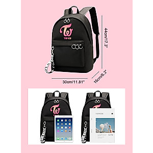 KAEFRA Casual Kpop Neｗ Twice Jeans Merch Backpack Bags Merchandise (KH003)