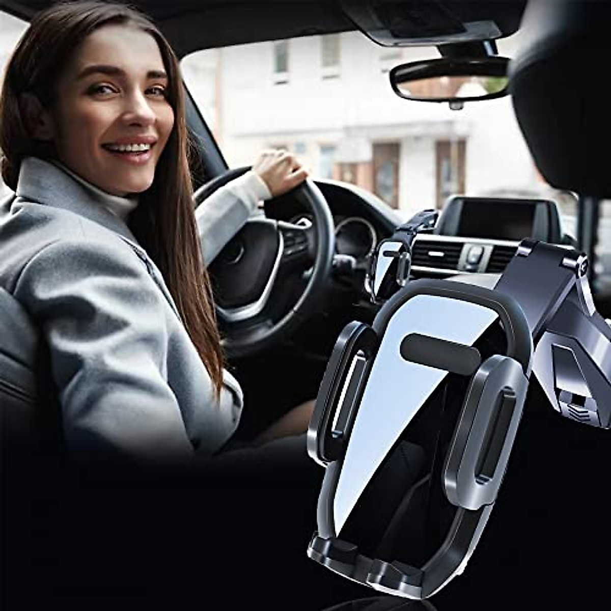 KIFIDAN Phone Mount for Car, Dashboard Car Phone Bracket Universal Sturdy Sucker, Compatible with All Types of Mobile Phone Use