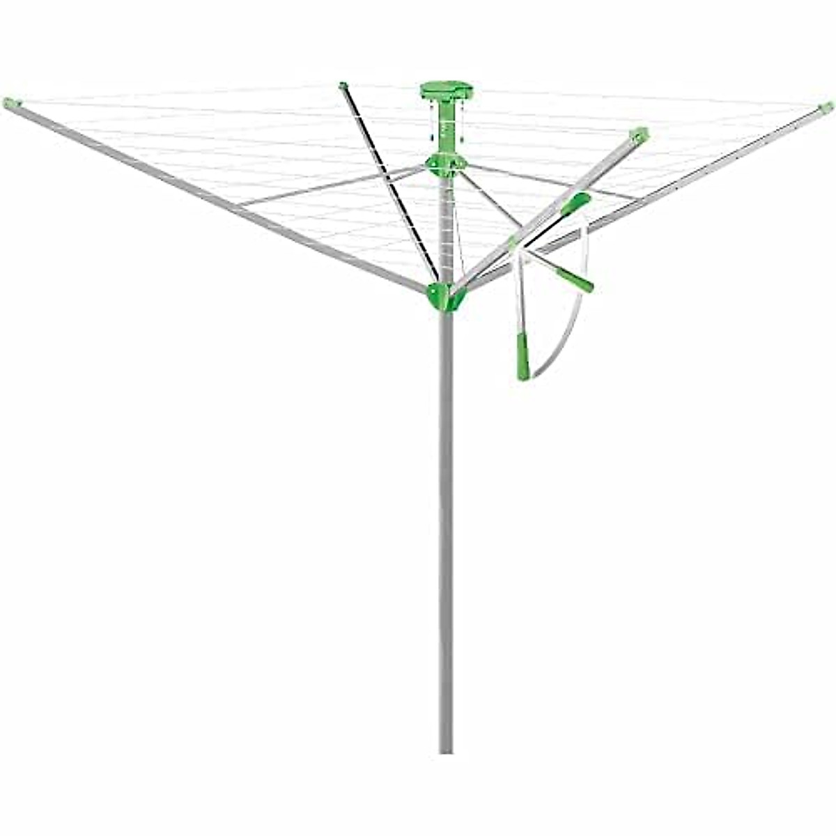 Exaco Novaplus 500 Rotary Clothesline, Silver/Blue