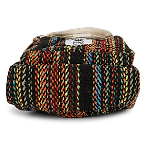 LONGING TO BUY Hemp Sling Bag, Hemp Eco-Freindly Crossbody Bag For Men And Women (Multi-Black)