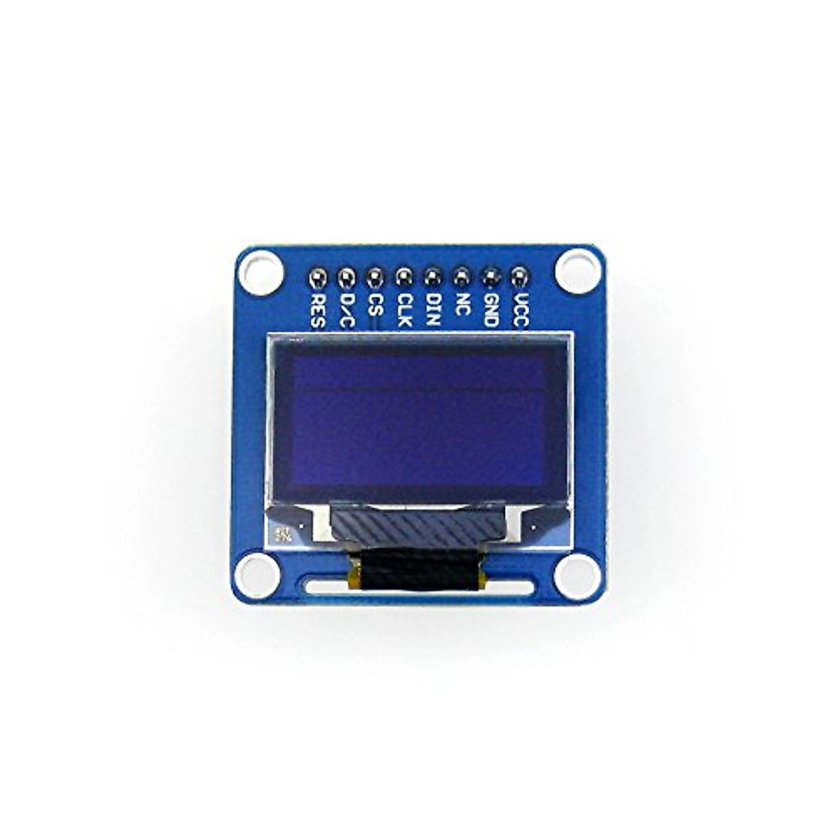 waveshare 0.96inch OLED (B) SPI/I2C Interfaces Straight/Vertical Pinheader for Hardware Platforms Such as Raspberry Pi/Jetson Nano/STM32