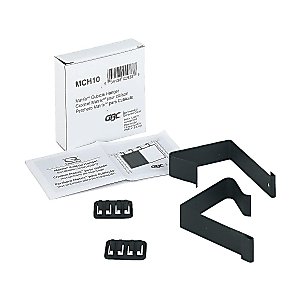 Quartet Cubicle Partition Hangers, Fits 1.5" – 2.5" Cube Walls, Matrix, Black (MCH10)
